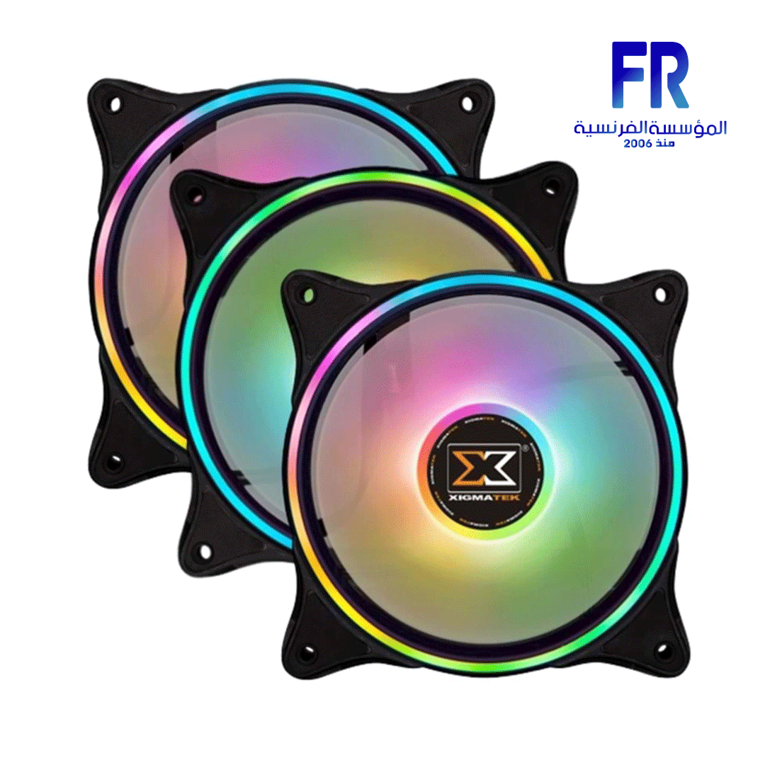 XIGMATEK GALAXY II PRO 3 ARGB Fans with Controller Fan | Alfrensia