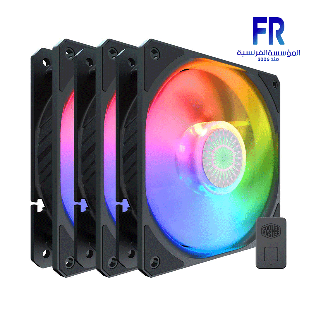 COOLER MASTER SICKLEFLOW ARGB 3 Fans with Controller Fan | Alfrensia