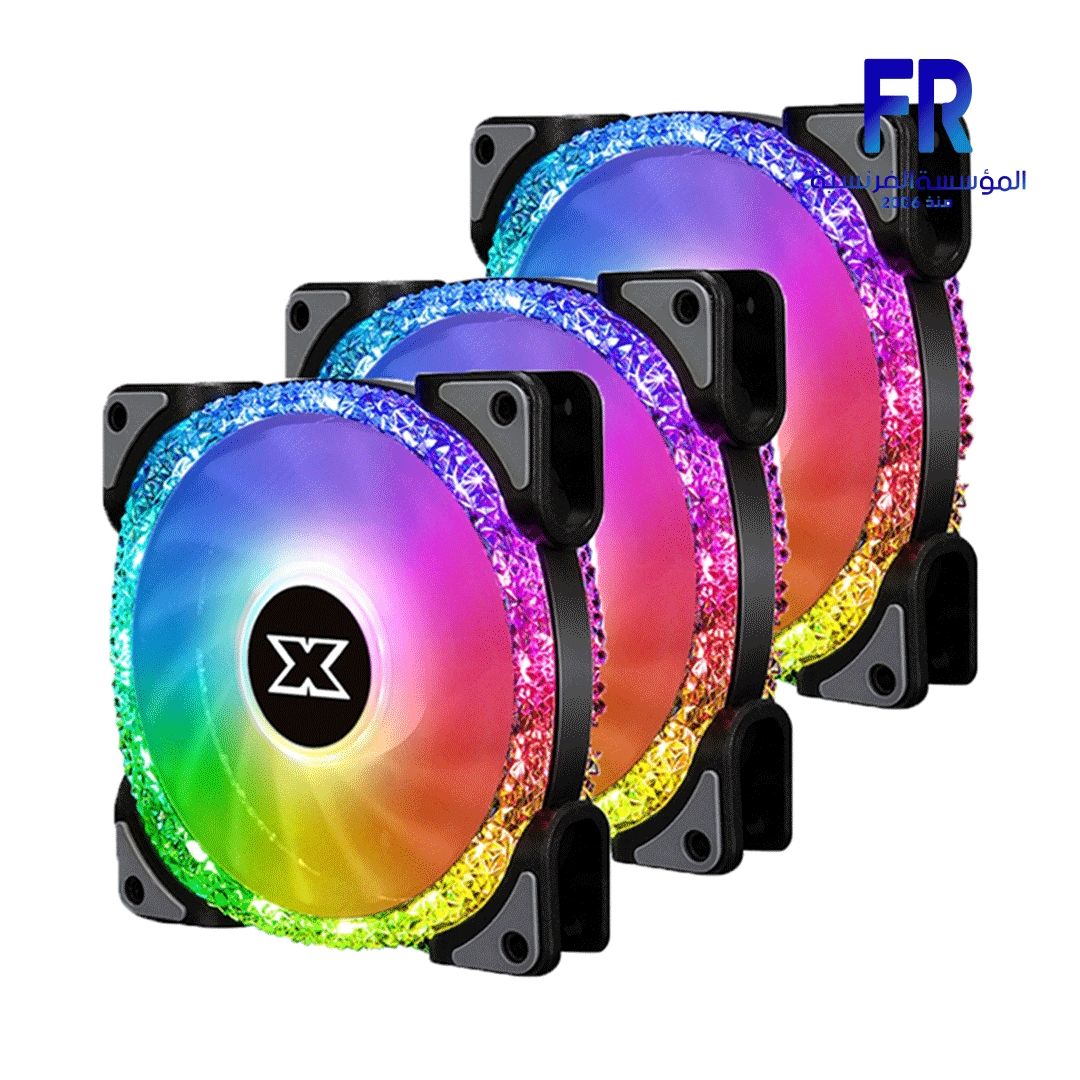 XIGMATEK GALAXY III ROYAL ARGB 3 Fans with Controller Fan | Alfrensia