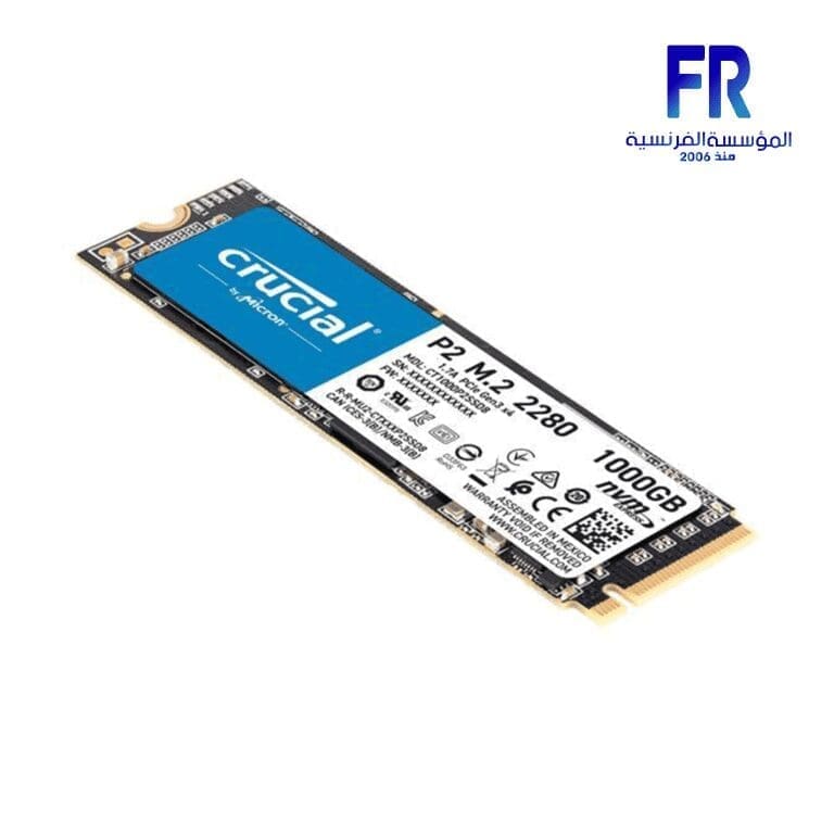 Crucial P3 500Gb M2 Nvme Internal Solid State Drive SSD