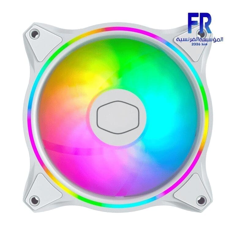 Cooler Master Masterfan Mf120 Halo White Edition 3 Fans With Controller ...