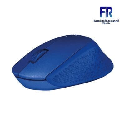 Logitech M185 Black/Blue Wireless Mouse | Alfrensia