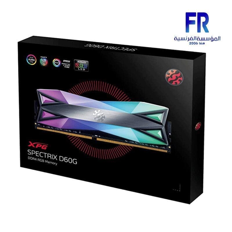 XPG SPECTRIX D60G 16GB ( 2x8) DDR4 3200MHZ