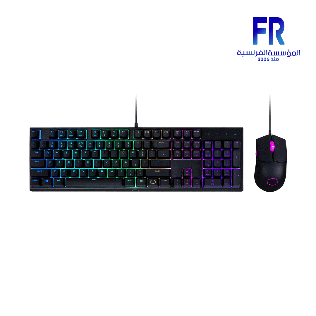 COOLER MASTER MS110 WIRED GAMING KEYBOARD AND MOUSE Combo | Alfrensia