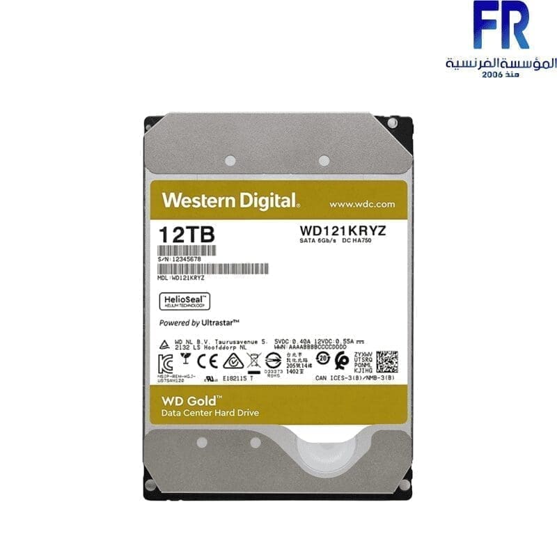 Wd Gold 12Tb Internal Desktop Hard Drive | Alfrensia