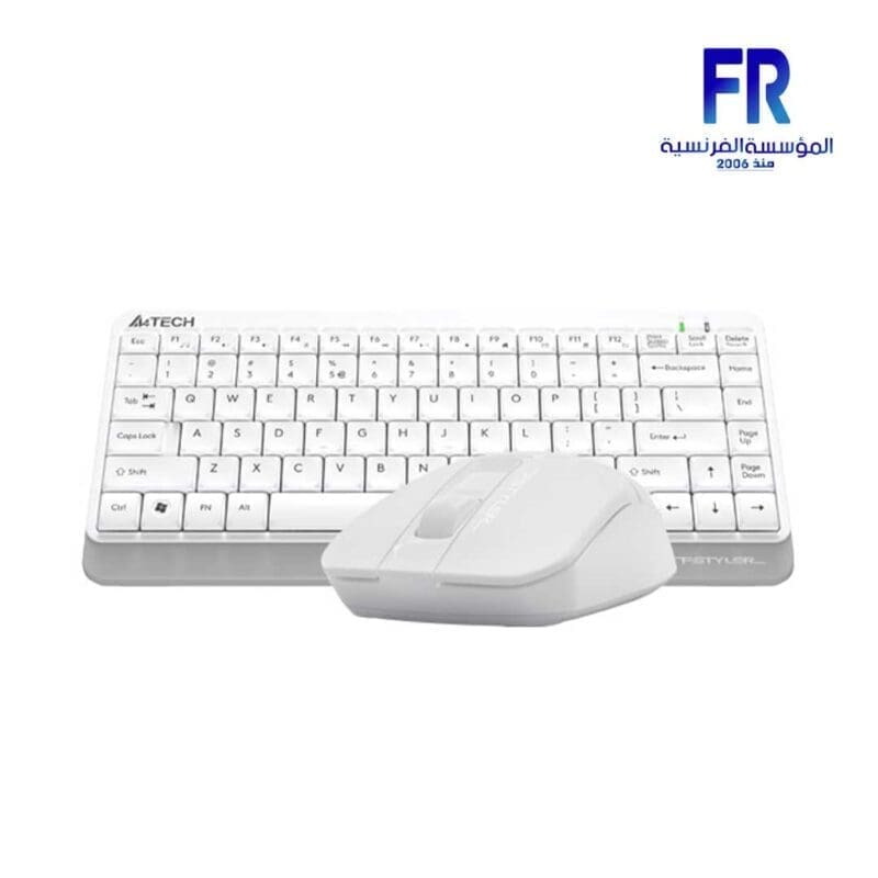 A4Tech Fg1112S White Wirless Keyboard And Mouse Combo