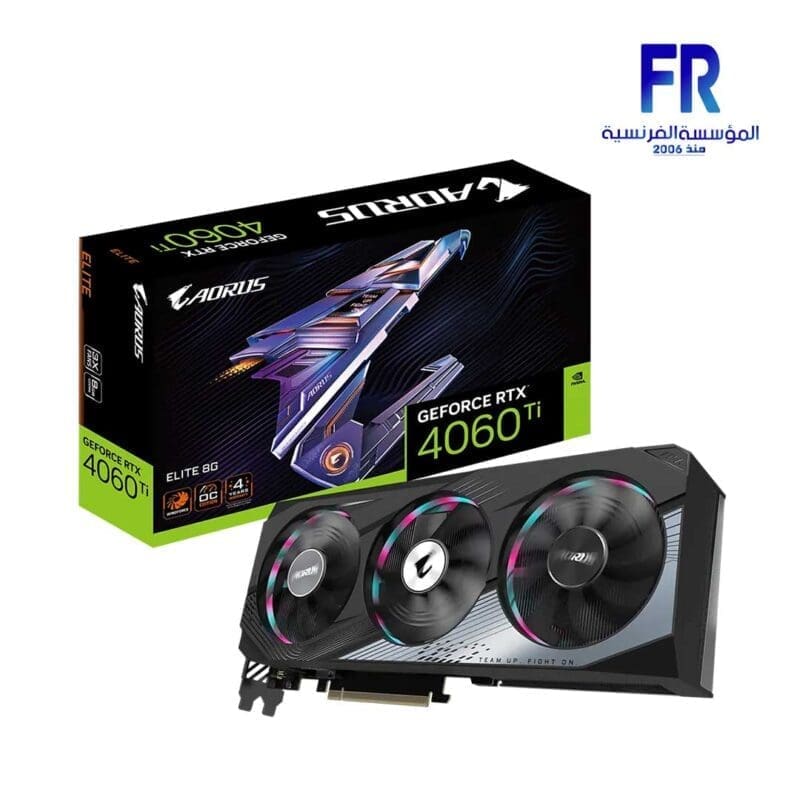 Gigabyte Aorus RTX 4060Ti Elite 8Gb DDR6X Graphic Card | Alfrensia ...