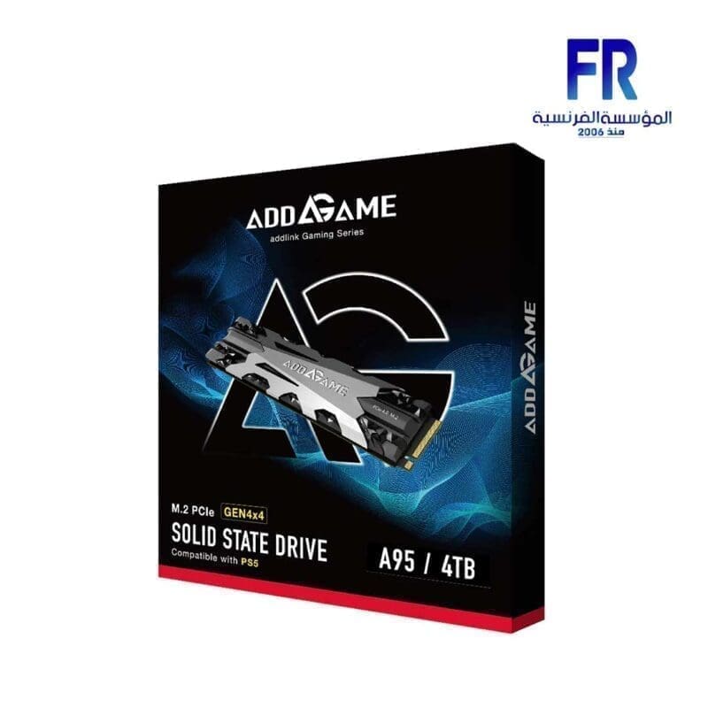 Addlink Addgame PS5 Compatible A95 4Tb M2 2280 Pcie Gen4 Nvme With ...