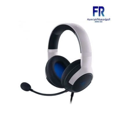 Razer Kaira X Playstation Licensed White Gaming Headset | Alfrensia