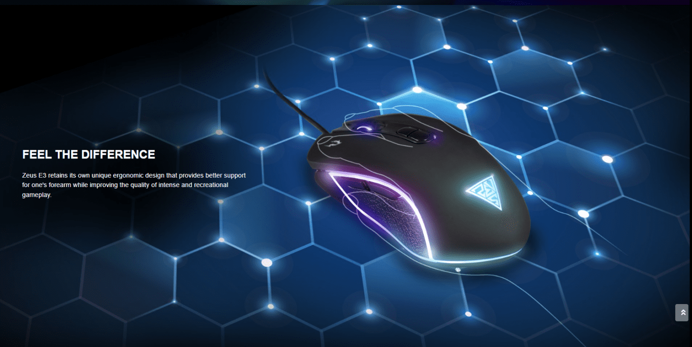 Gamdias Zeus E3 Gaming Mouse + Nyx E1 Gaming Mouse Mat | Alfrensia