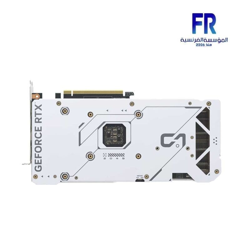 Asus Dual RTX 4070 White OC Edition 12Gb GDDR6X 192Bit Graphic Card ...