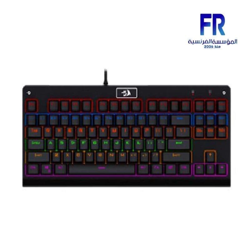 Redragon Dark Avenger K568 Rainbow Red Switch Wired Mechanical Gaming ...