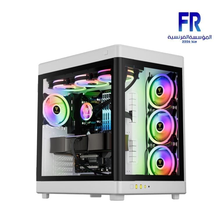 Dual-Chamber White FULL Tower Case | Alfrensia