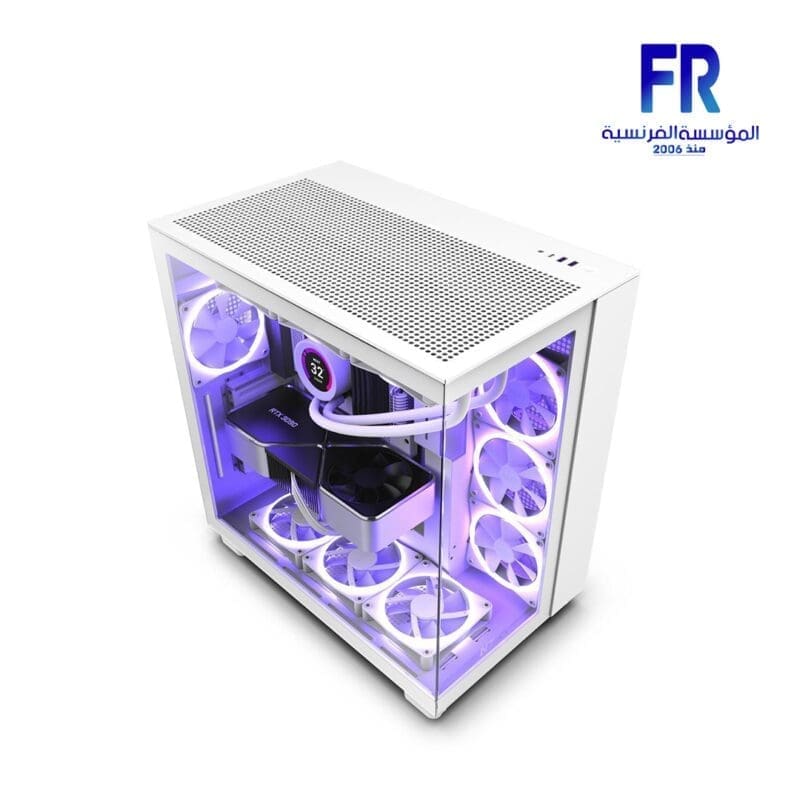 Nzxt H9 Flow White Mid Tower Case | Alfrensia