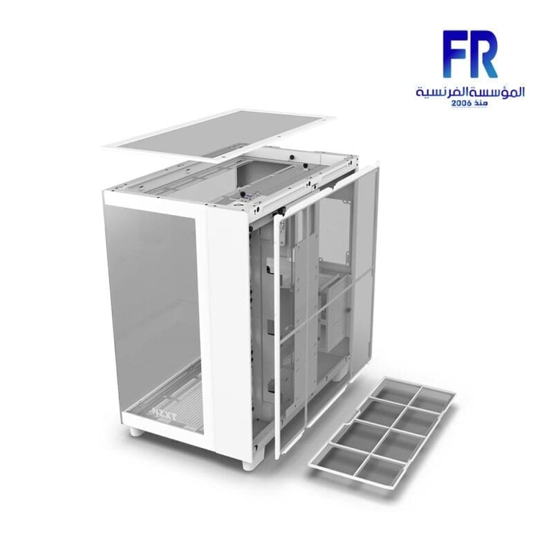 Nzxt H9 Flow White Mid Tower Case | Alfrensia – Best PC Hardware ...