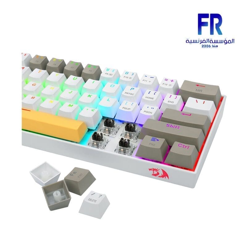 REDRAGON K530 Draconic Pro RGB Brown Switch Wireless Mechanical Gaming ...