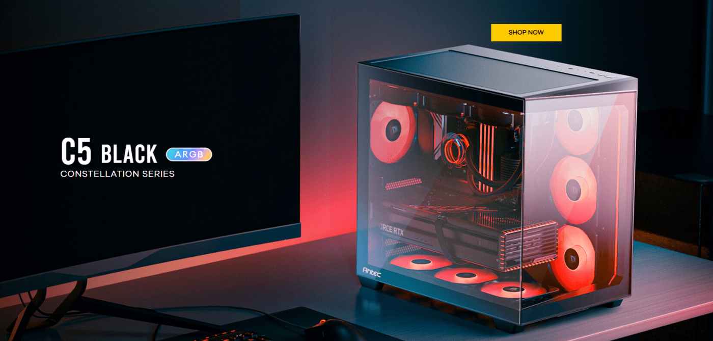 Antec C5 ARGB Mid Tower Case | Alfrensia – Best PC Hardware & Gaming Gear
