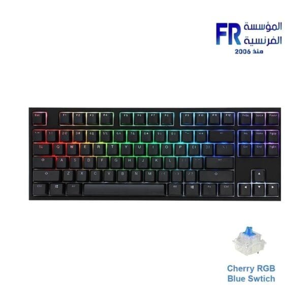 Ducky One 2 TKL White Red switch Arabic Wired Mechanical Gaming ...