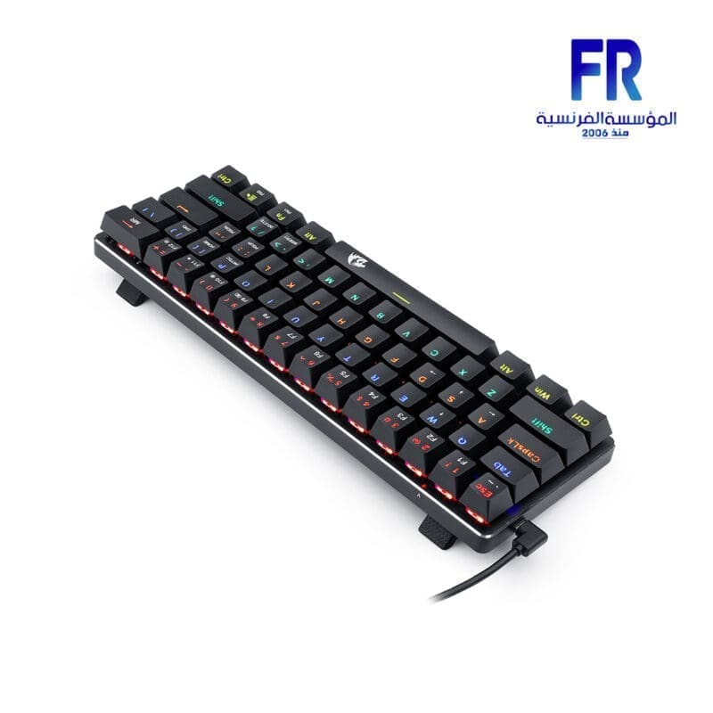 Redragon Jax K613 Rainbow Red Switch Arabic Wired Mechanical Gaming ...