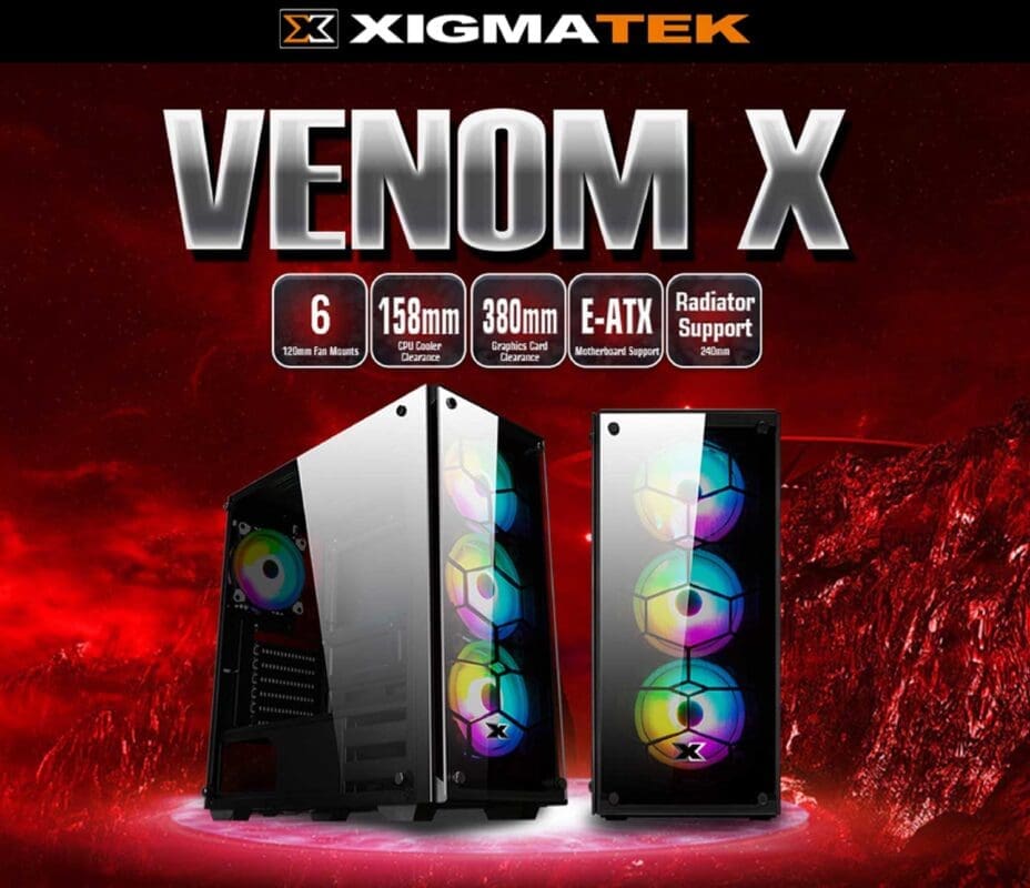Xigmatek Venom X Black + 650W Mid Tower Case | Alfrensia – Best PC ...