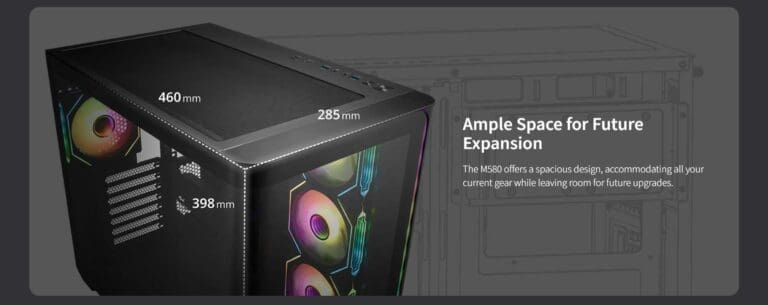FSP M580 ATX White Mid Tower Case | Alfrensia – Best PC Hardware ...