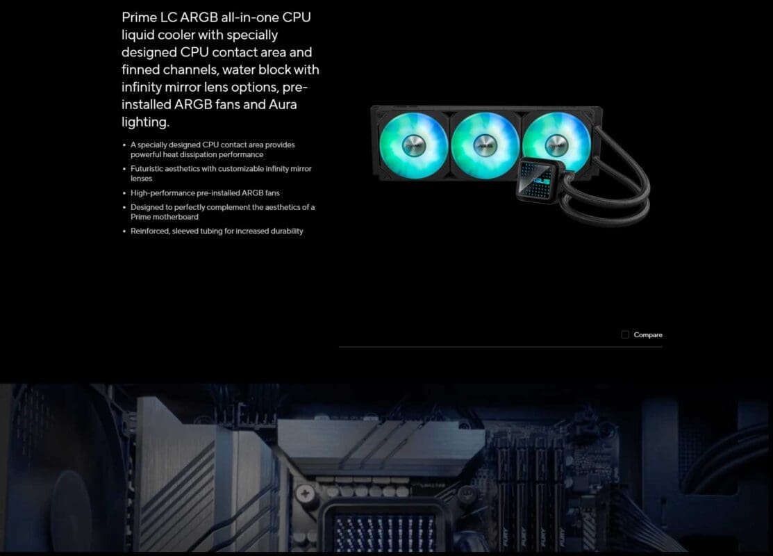 Asus Prime LC 360 Argb Aio Liquid Cpu Cooler | Alfrensia – Best PC ...