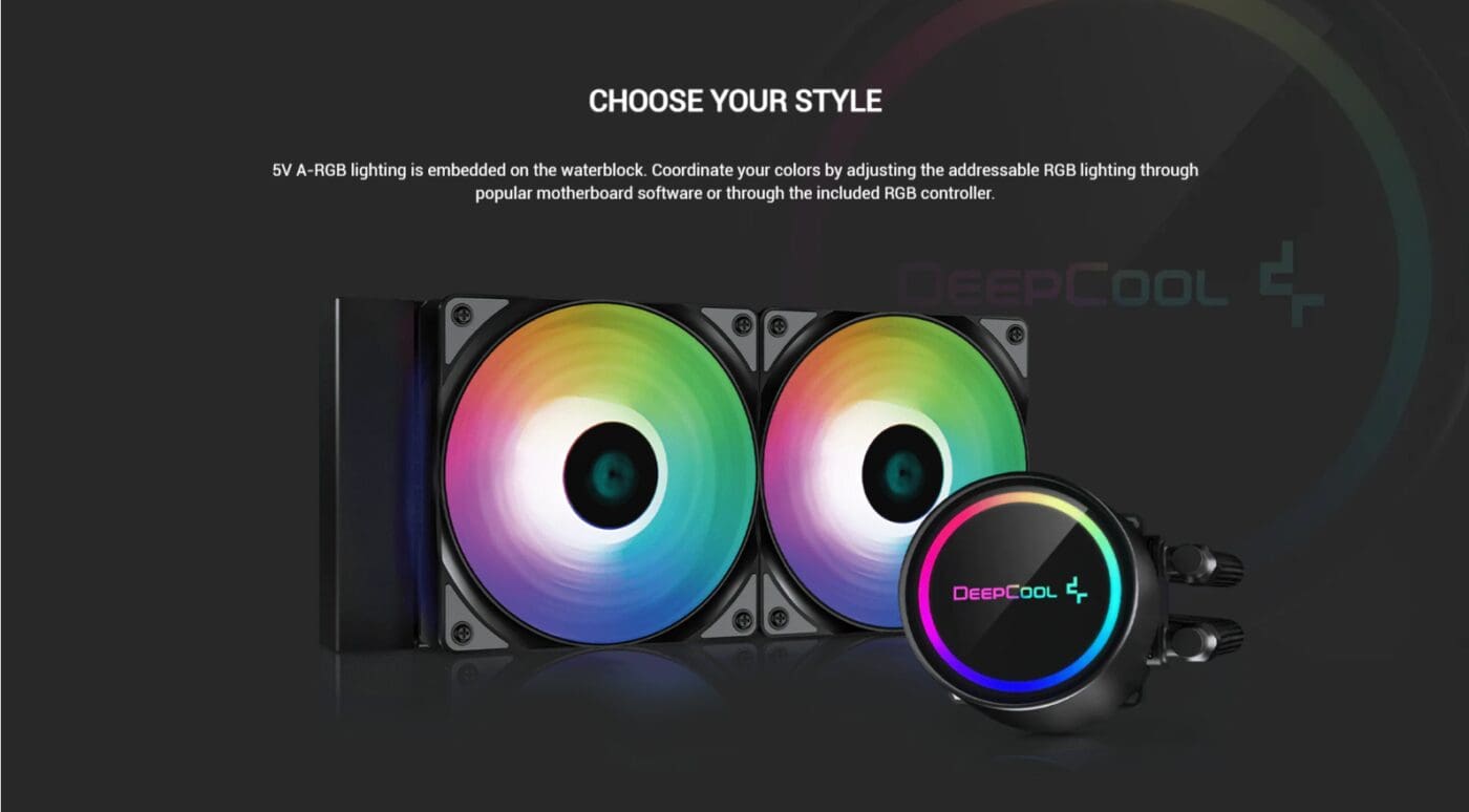 Deepcool Gammaxx L240 ARGB AIO Liquid Cpu Cooler | Alfrensia – Best PC ...