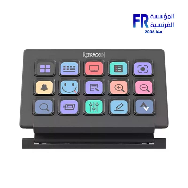 Redragon Streamcraft SS-550 15 Customizable LCD Keys Streaming Control ...