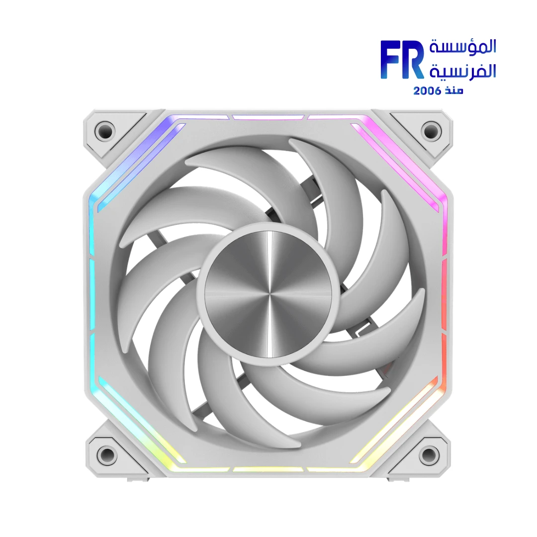 DarkFlash INF34 120mm 2000 RPM Hydro Bearing ARGB White 3 Fans ...