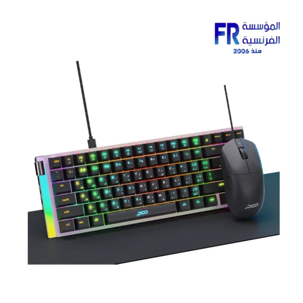 PCD KM-L112BK Huano Red Switch RGB Mechanical Hotswap Gaming Keyboard ...