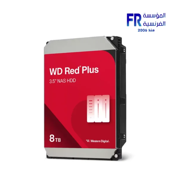 Western Digital Red Plus WD80EFPX 8TB SATA 256MB Cache 3.5 Inch CMR ...