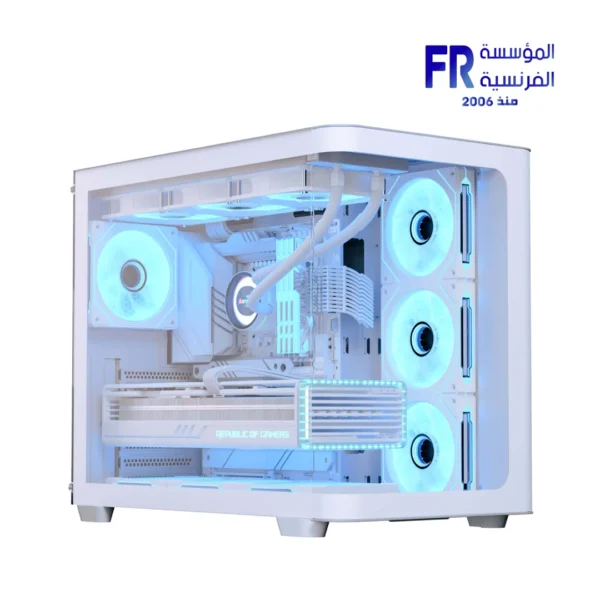 Aerocool P500C with 4 ARGB Fans and 750W 80 Plus Bronze PSU White Mid ...